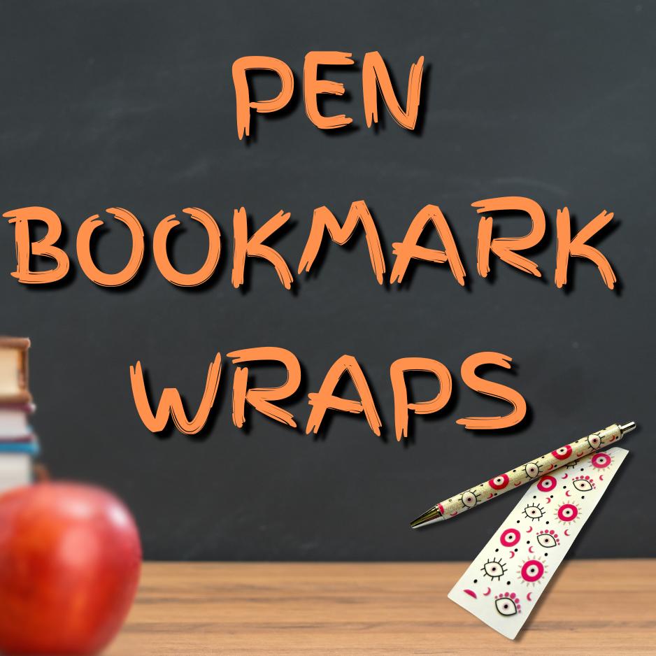 Pen/Bookmark Wraps – Mr. Wraps & Cups