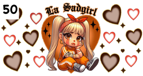 050 La Sad Girl UV DTF Wrap – Mr. Wraps & Cups